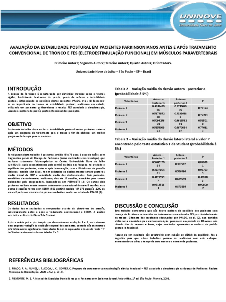 Modelo Banner ENIC 2016 2 | PDF | Mal de Parkinson | Medicina Clínica
