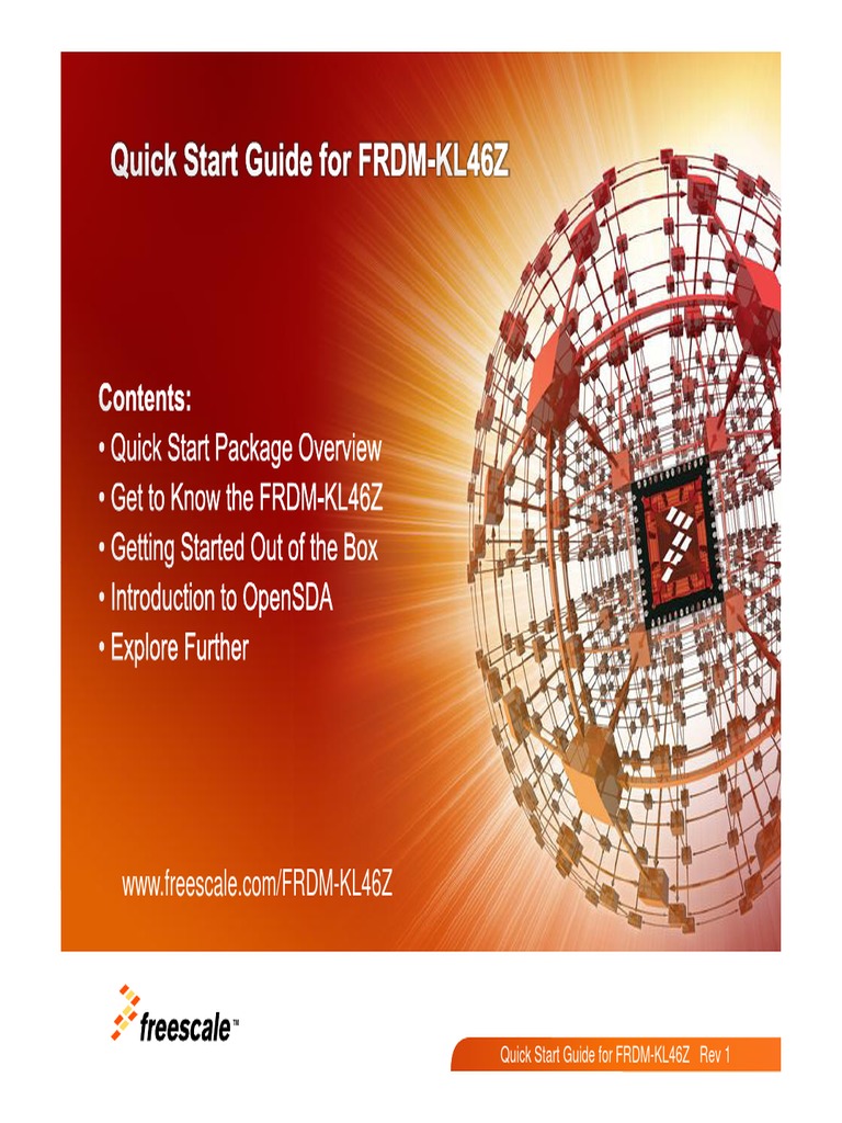 Quick Start Guide For Freedom KL46Z Rev1 | PDF | Usb | Microcontroller