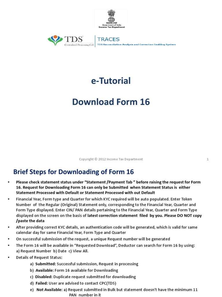 Tutorial Form 16 | PDF | Java (Programming Language) | Download