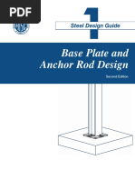 AISC Design Guide 01 - Base Plate and Anchor Rod Design | PDF