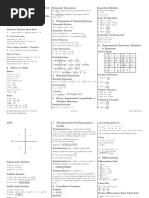 Mathematics-II VTU Formula Handbook | PDF
