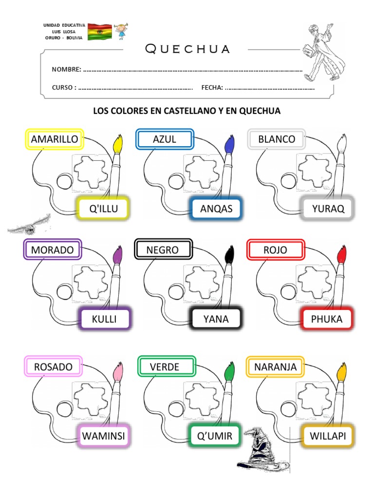 Quechua Colores | PDF | Visión | Arco iris