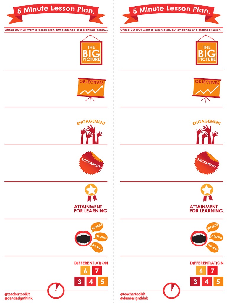 5minuteplan PDF | PDF