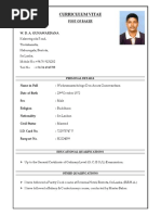 Sinhala CV Format Guide | PDF