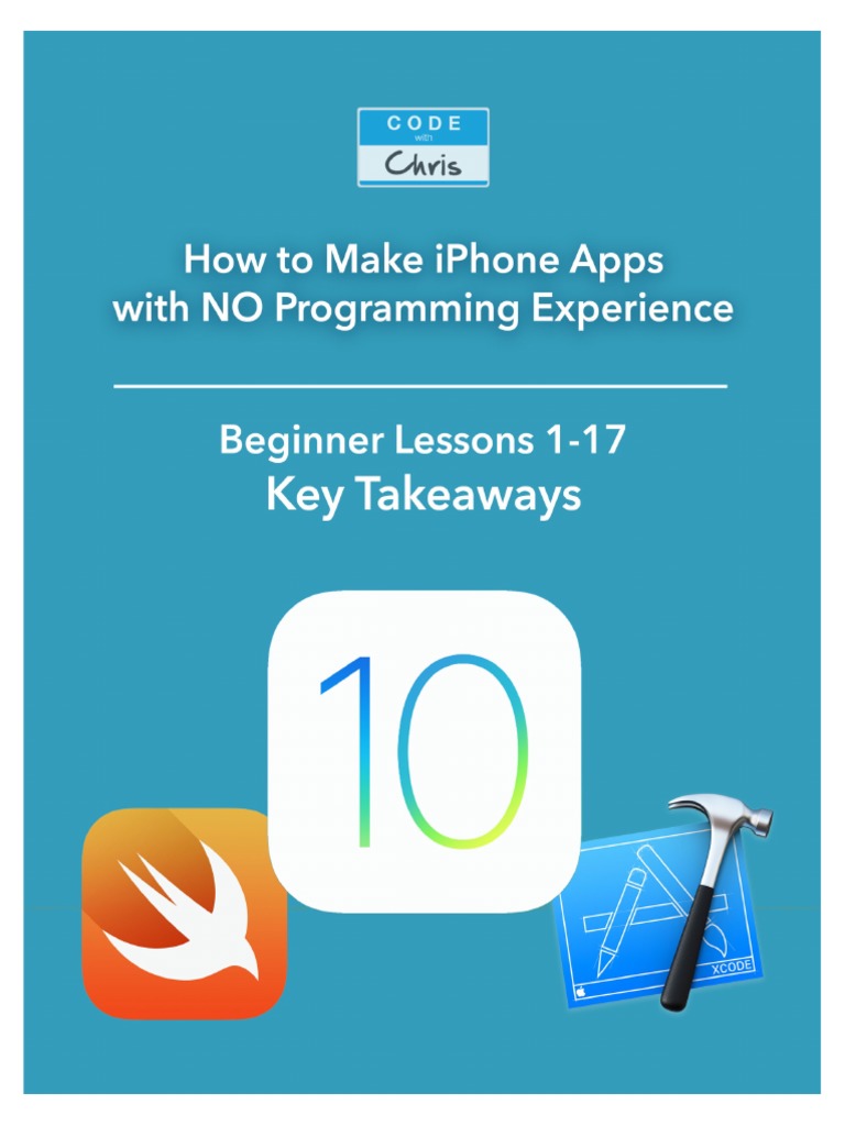 1 Codewithchris Beginner Lessons Key Takeaways Swift