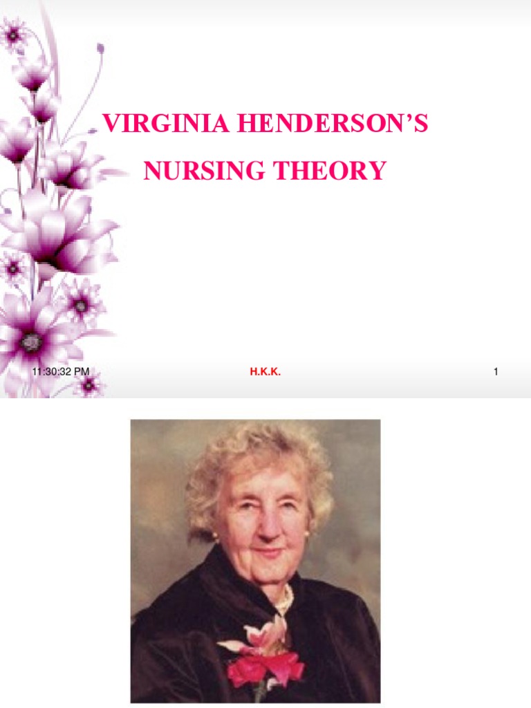 Virginia Henderson Theory | Nursing | Patient