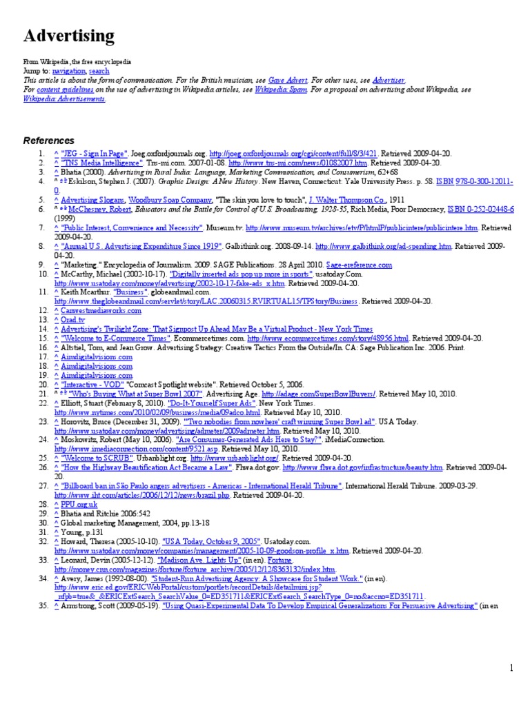 Advertising | PDF | Advertising | Marketing