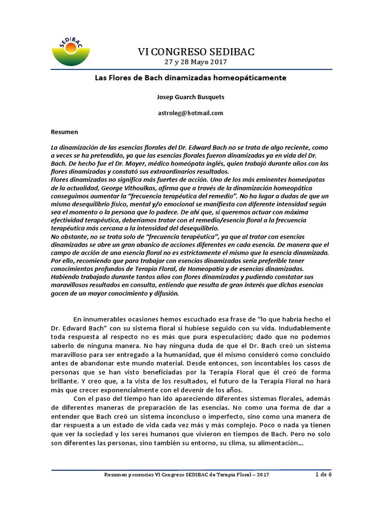 14.las Flores de Bach Dinamizadas Homeopáticamente. Josep Guarch PDF ...
