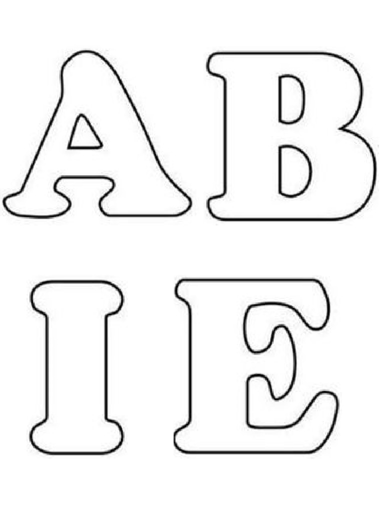 Molde de Letras | PDF