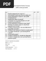 MoCA Instructions Romanian PDF | PDF