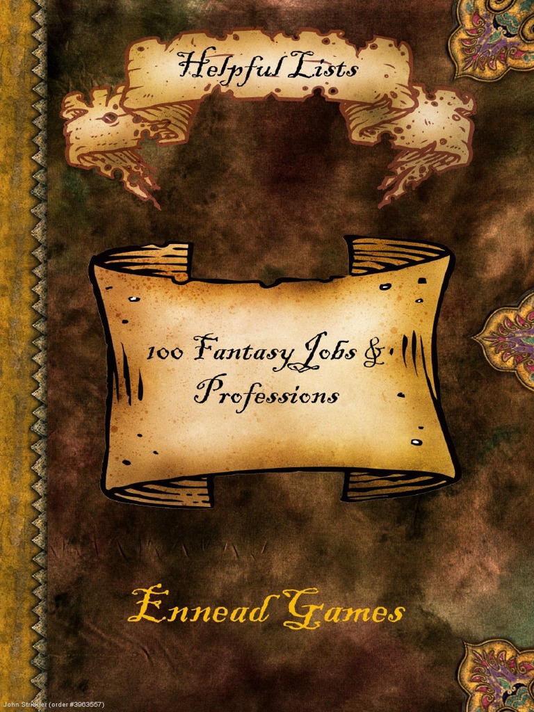 101_Fantasy_Jobs_&_Professions.pdf | Nature