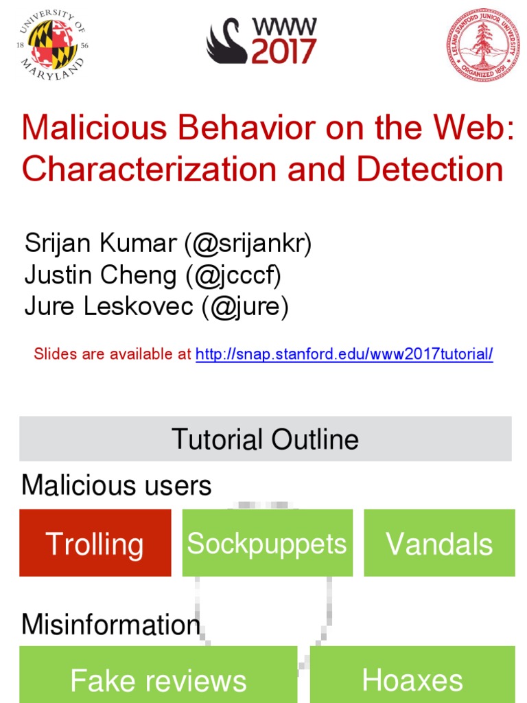 Malicious Behavior On The Web. | PDF | Internet Troll | Internet Forum