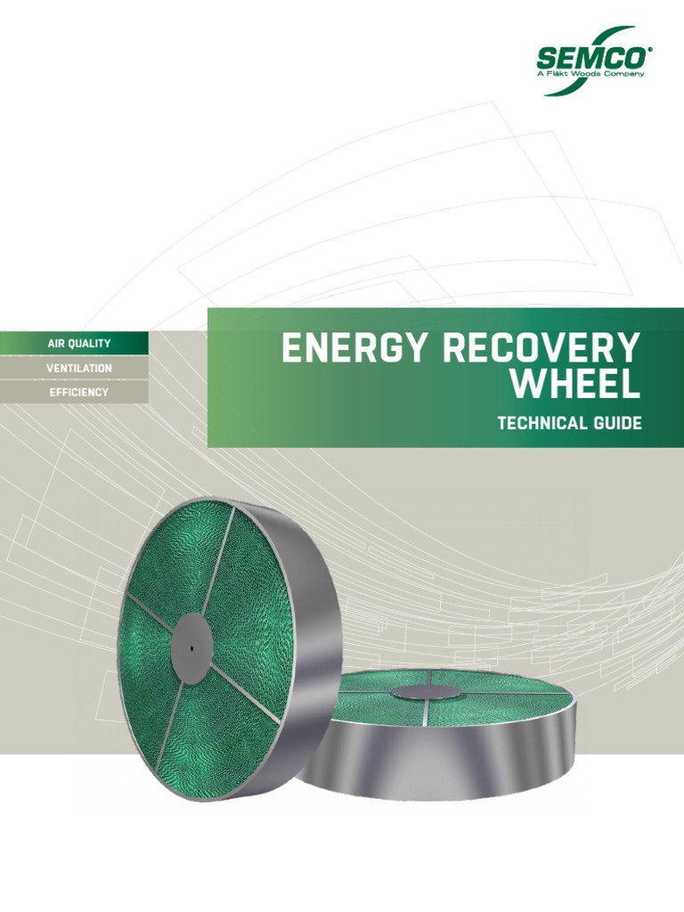Energy Recovery Wheel Technical Guide | PDF | Hvac | Air Conditioning