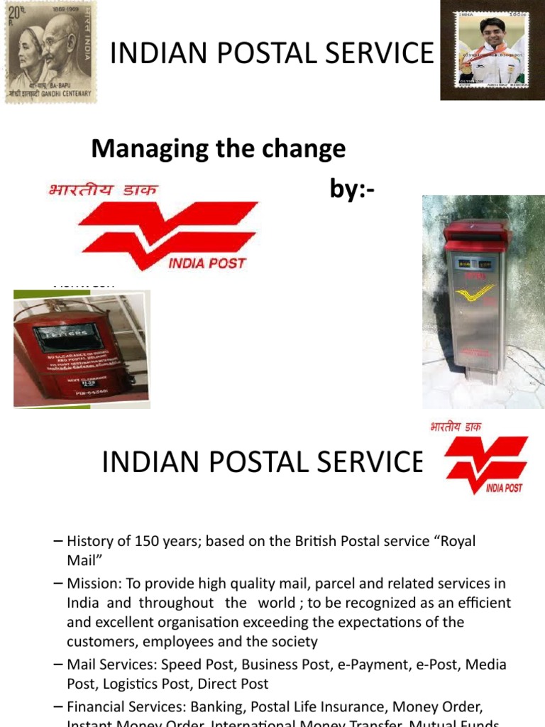 Indian Postal Service: Managing The Change By | PDF | Mail | Internet