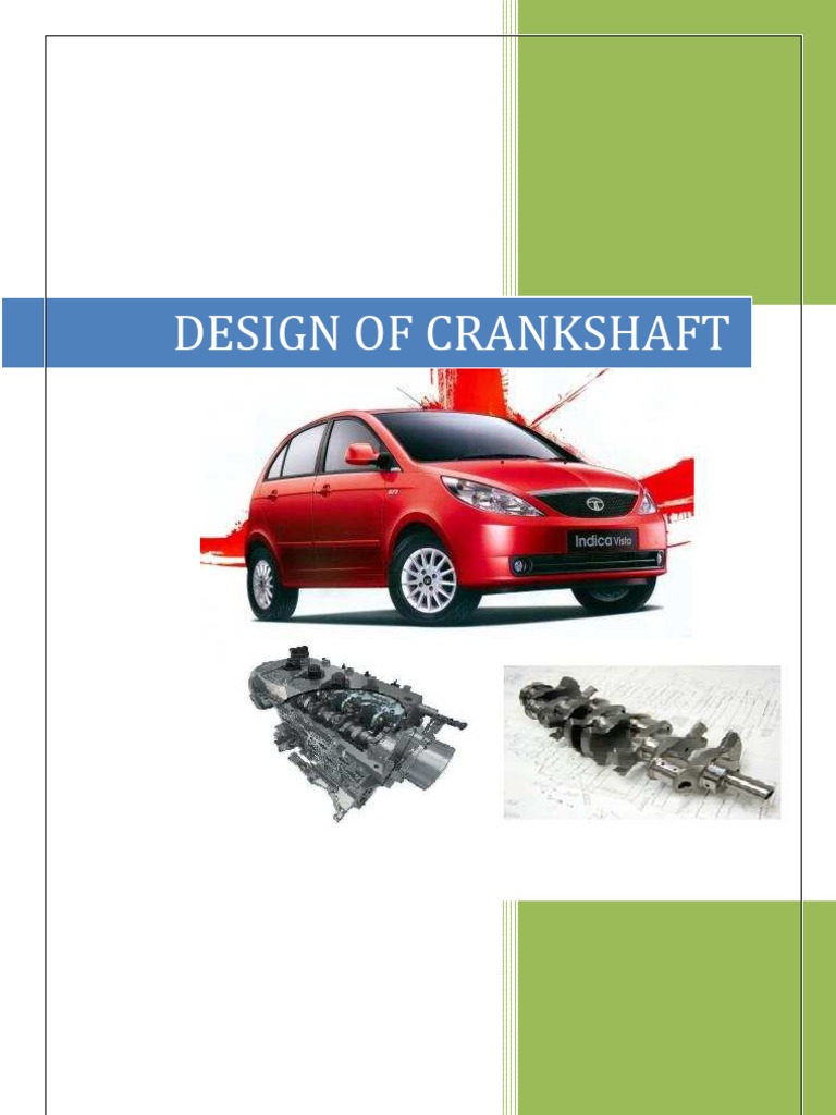 Crankshaft Design for 4-Cylinder Engine | PDF | Internal Combustion ...