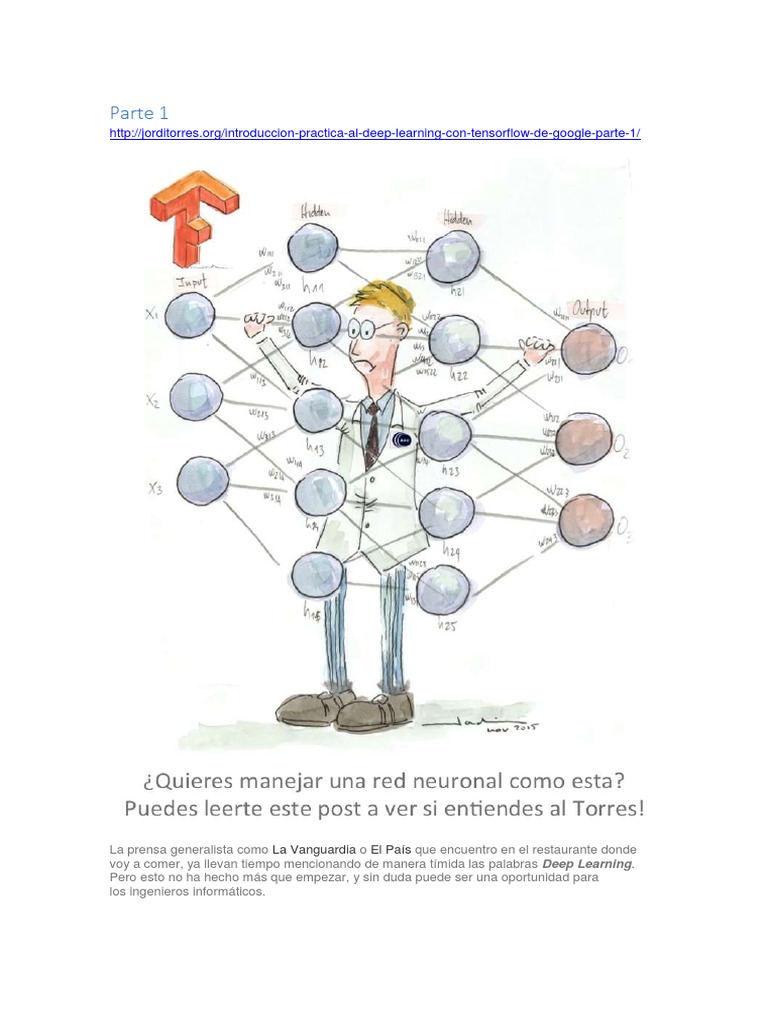 Jordi Torres: Introducción Práctica Al Deep Learning Con Tensorflow de Google | PDF | Red ...