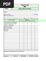 MEP Inspection Checklist for False Ceiling | PDF | Duct (Flow) | Pipe ...