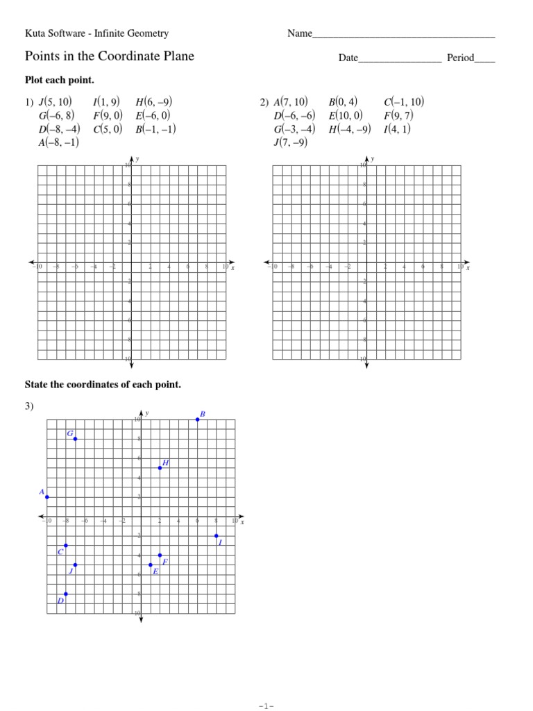 3-Points in The Co-Ordinate Plane | PDF | Cartesian Coordinate System ...