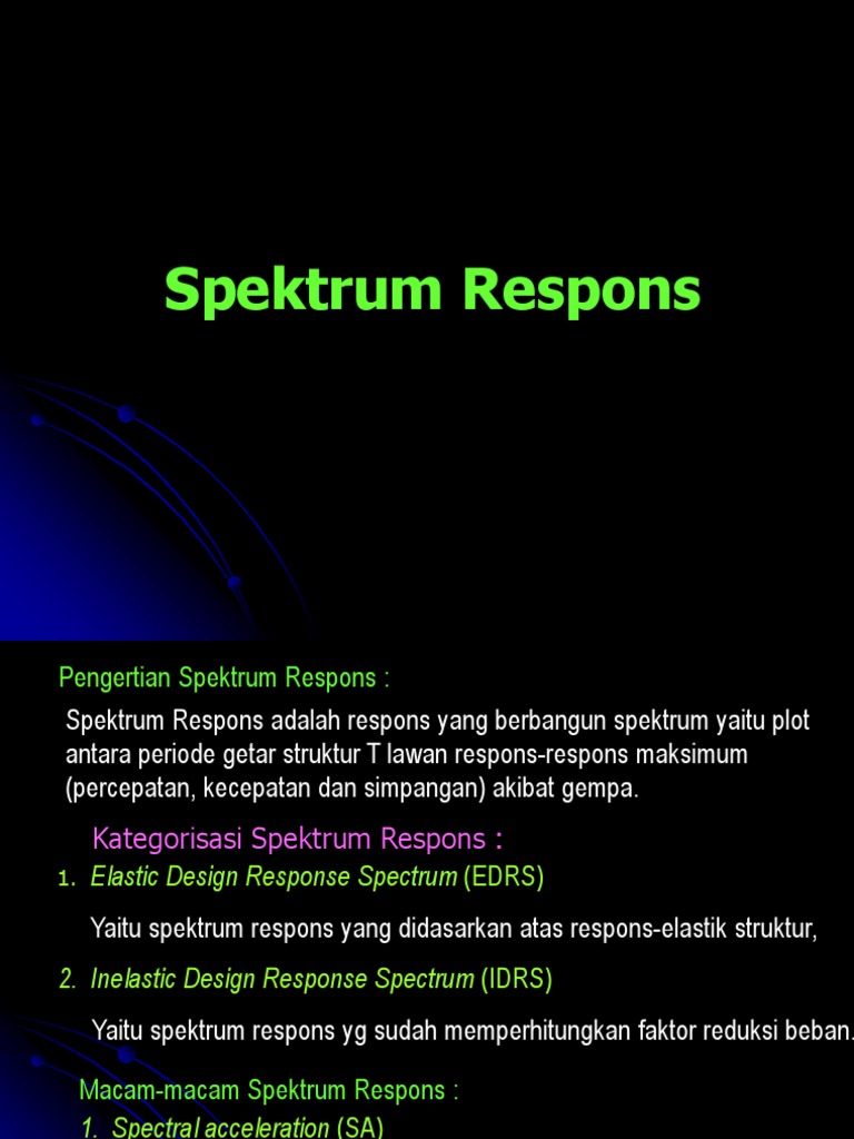 14 Respons Spektrum | PDF
