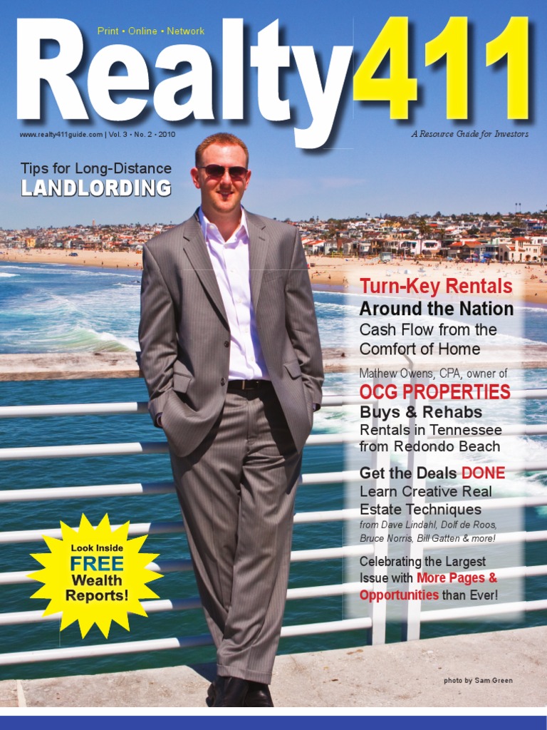 Realty411 - The ONLY Free Magazine For Real Estate Investors and RE ...