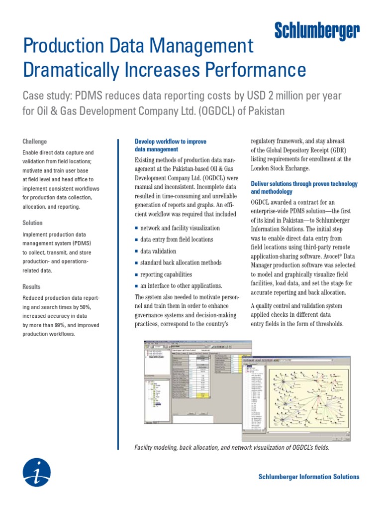 Production Data Management Dramatically Increases Performance ...