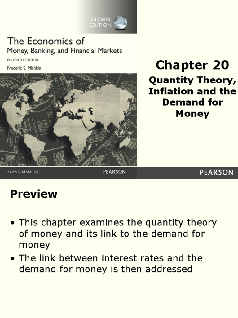 Quantity Theory, Inflation and The Demand For Money: © 2016 Pearson ...