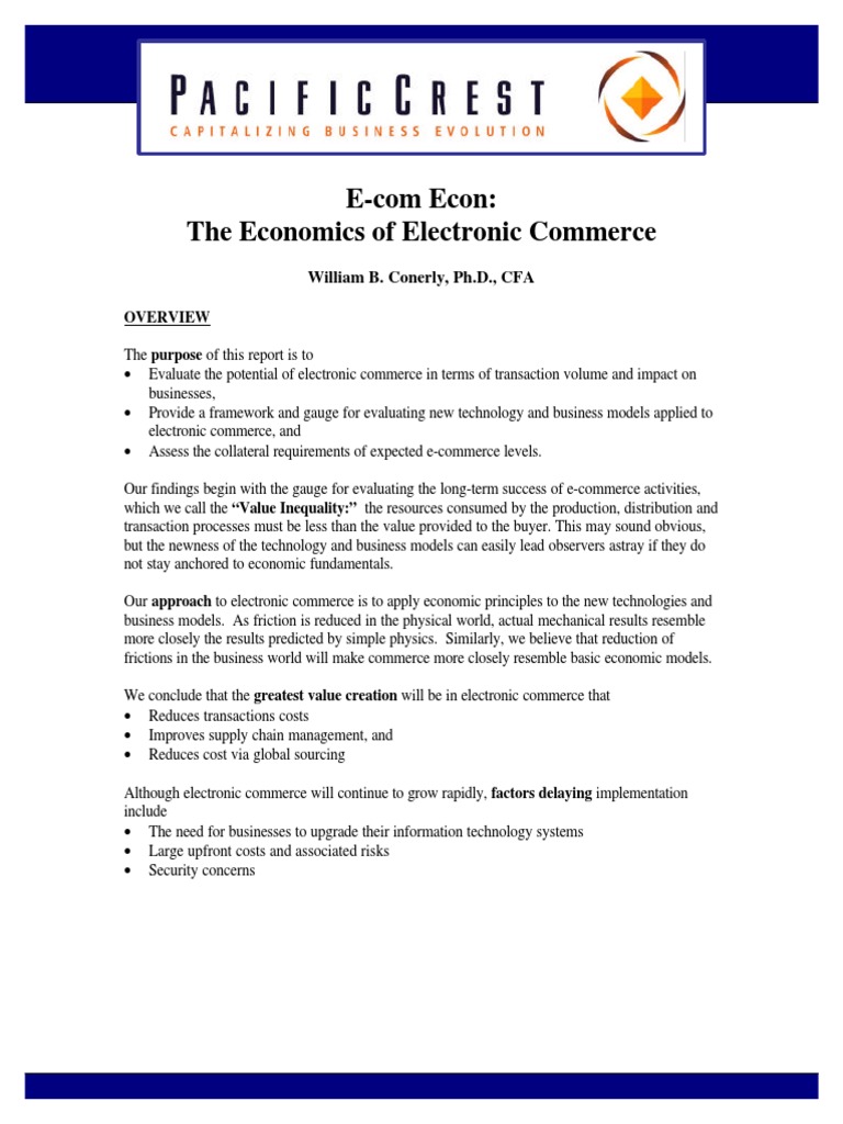 Ecommerce PDF | PDF | E Commerce | Retail