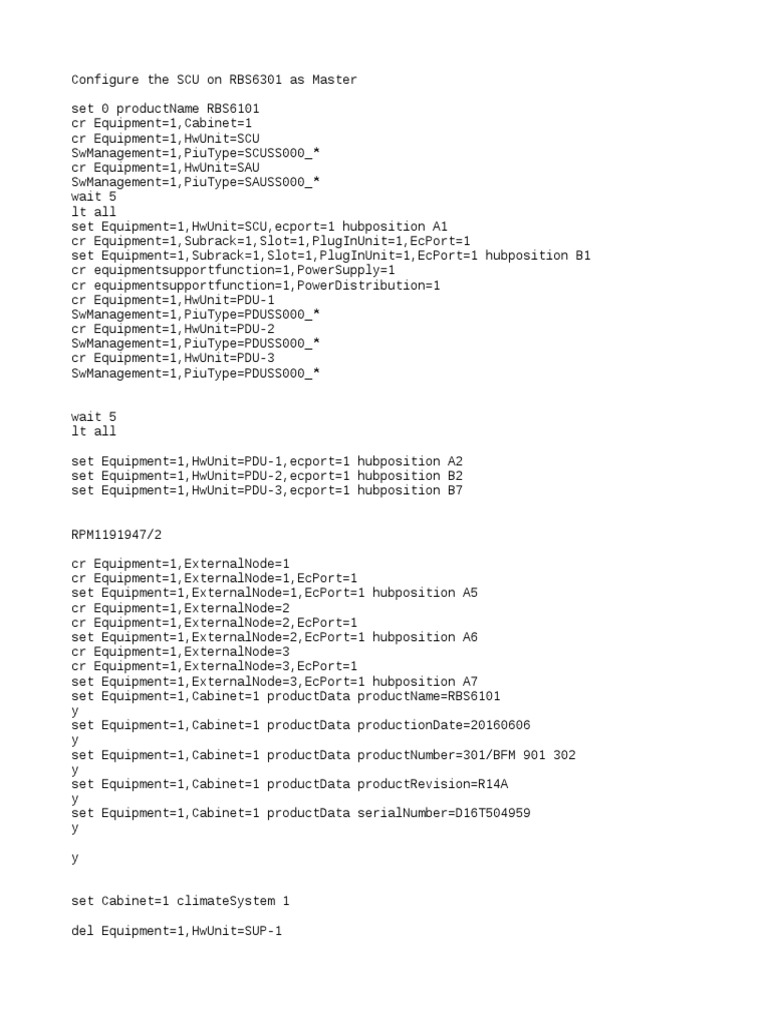 Control Rbs6102-Dc Cabinet Duw Master | PDF