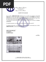 Modelo de Certificado de Composición Accionaria | PDF | Negocios | Derecho