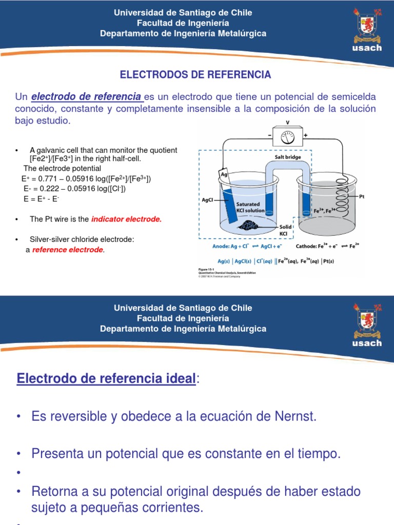 Electrodos de Referencia | PDF | Física Aplicada e Interdisciplinaria ...
