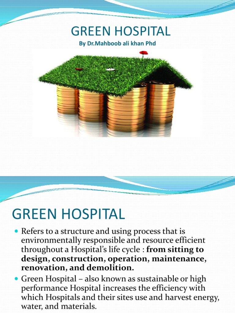 Sustainable Green Hospital Concepts | PDF | Solar Energy | Efficient ...