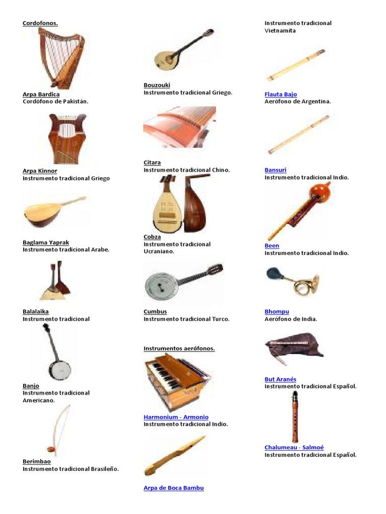 Cordofonos | PDF | Instrumentos musicales | Tecnología musical