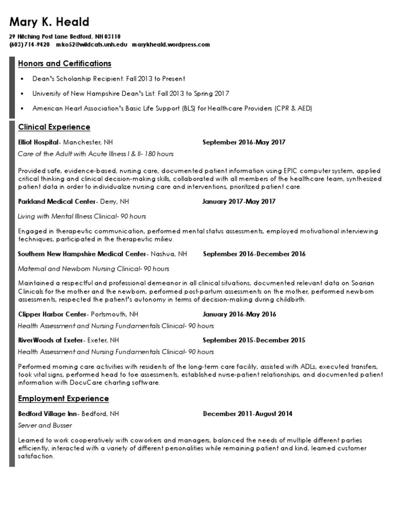 Mary K. Heald: Honors and Certifications | PDF | Health Care | Nursing