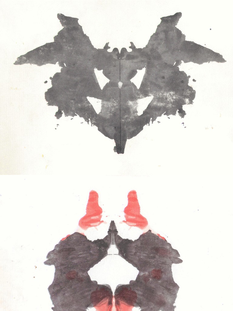 Láminas Del Test de Rorschach | Pruebas psicologicas | Pruebas