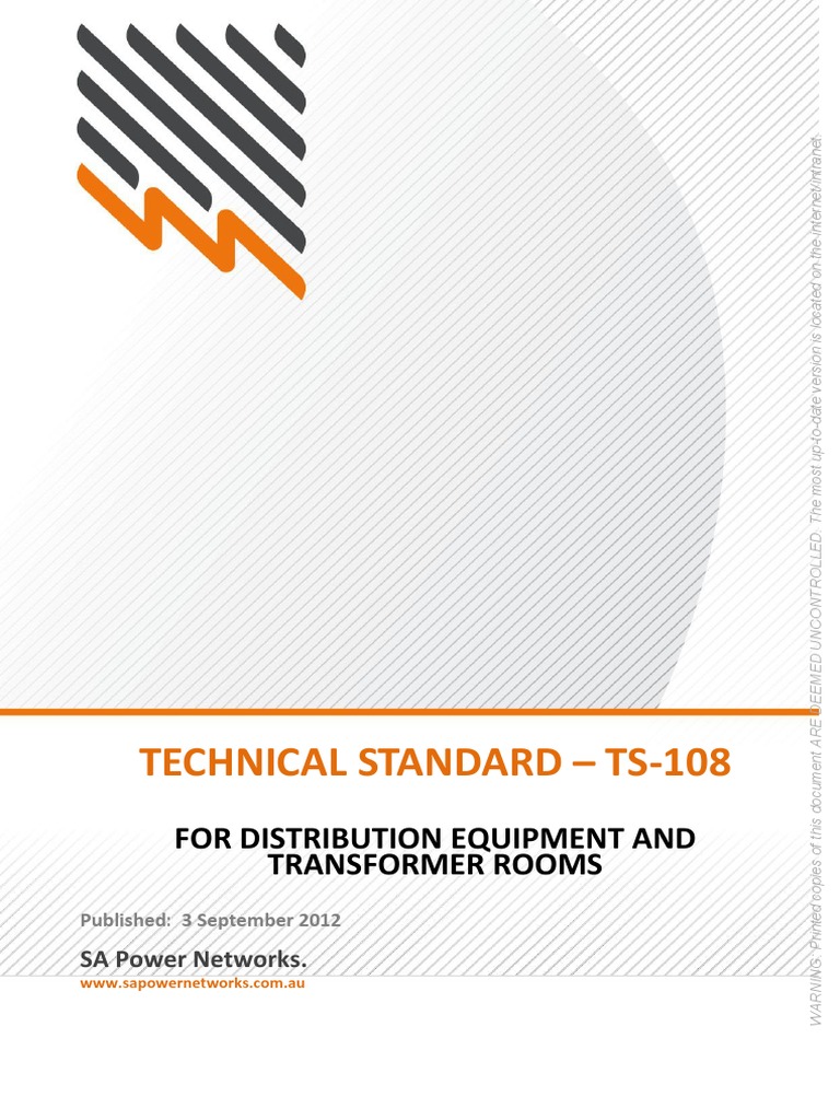 Technical Standard - Ts-108: For Distribution Equipment and Transformer ...