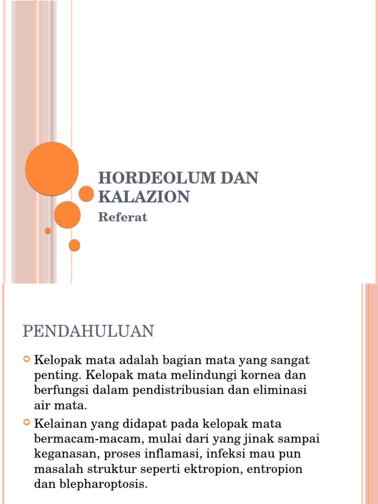 Hordeolum Dan Kalazion | PDF