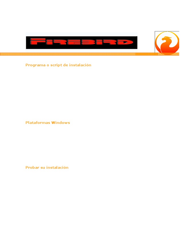 Firebird PDF | Descargar gratis PDF | Servidor (Computación) | SQL