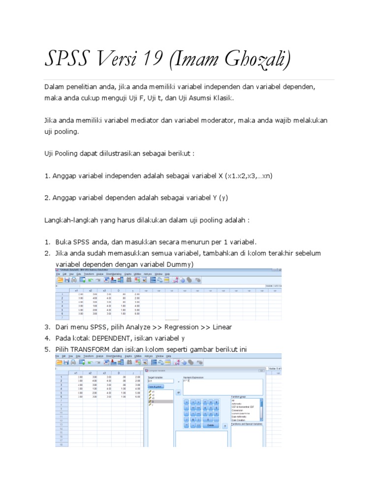 Tutorial SPSS 19 | PDF