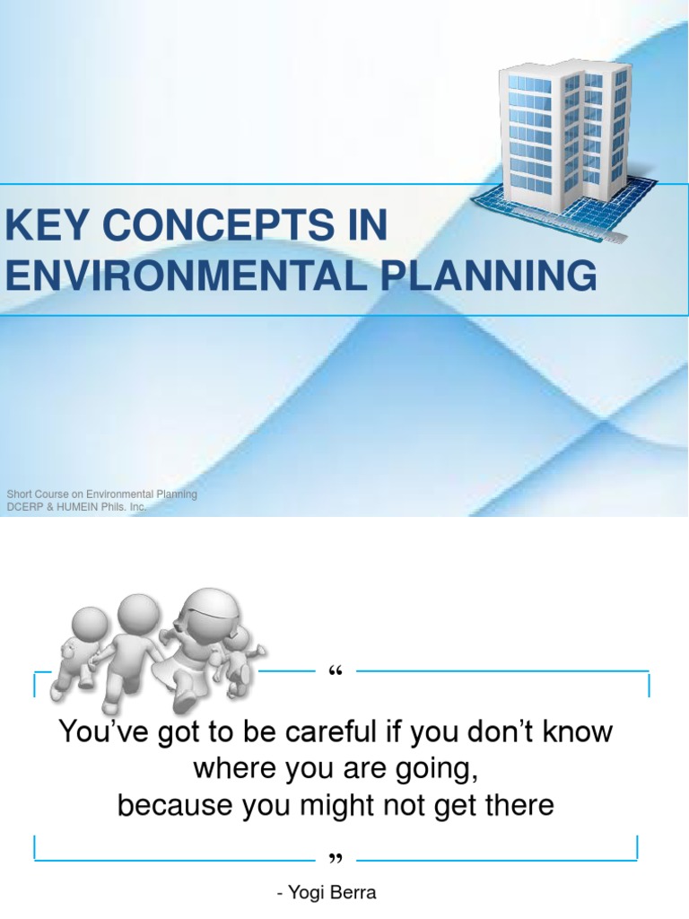 Key Concepts in Environmental Planning | PDF | Urban Planning | Urban ...