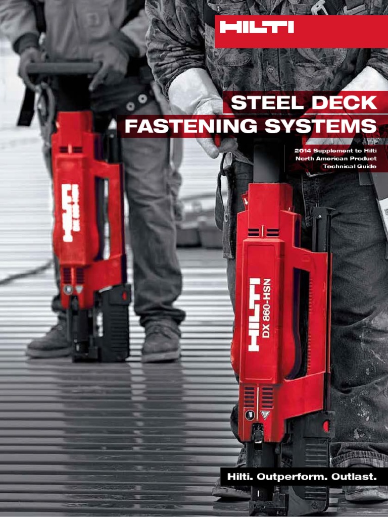 Steel Deck Fastening System PDF | PDF | Framing (Construction) | Sheet ...