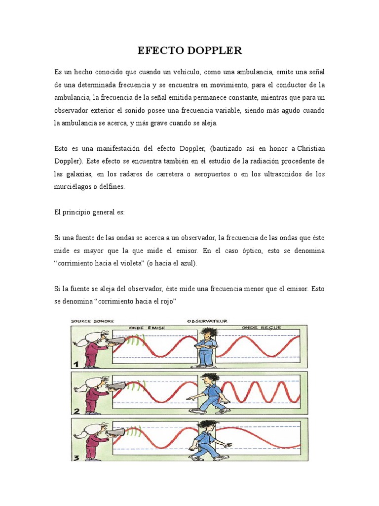 Efecto Doppler | PDF | Efecto Doppler | Radar