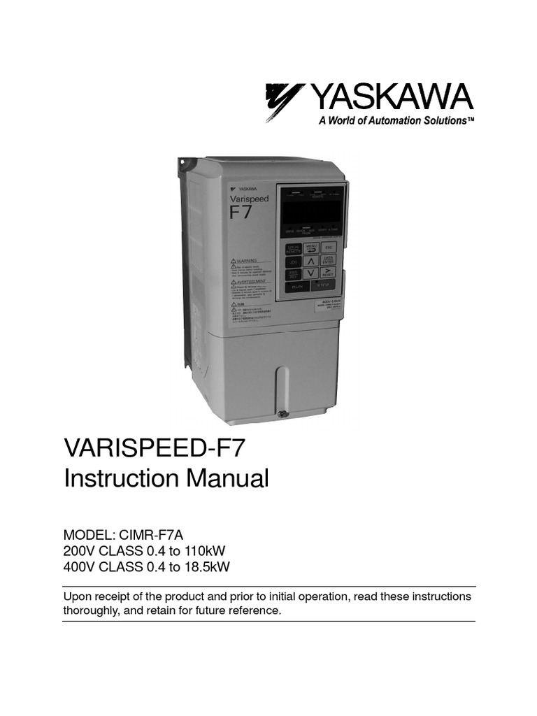 Yaskawa Dong F7 | PDF