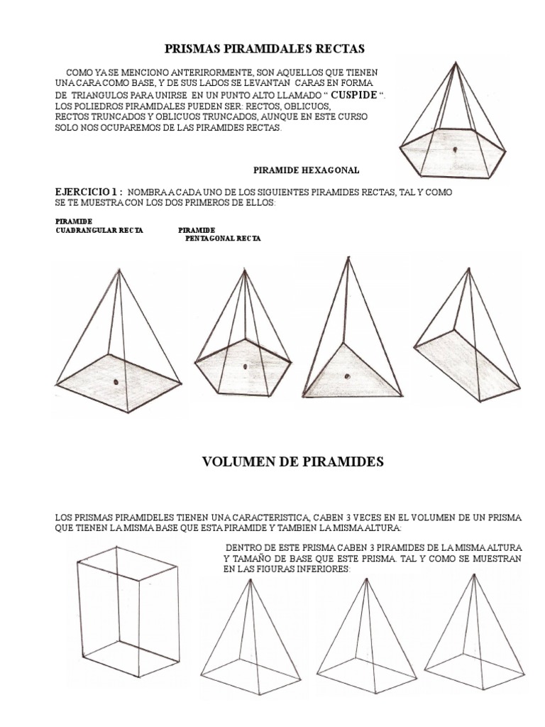 Volumen de Piramide | PDF