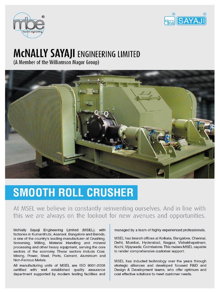 Smooth Roll Crusher PDF | PDF