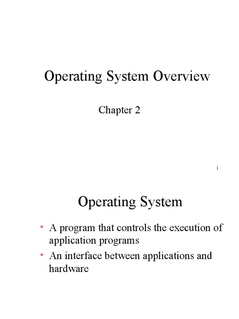 Operating System Functions and Evolution | PDF | Operating System ...