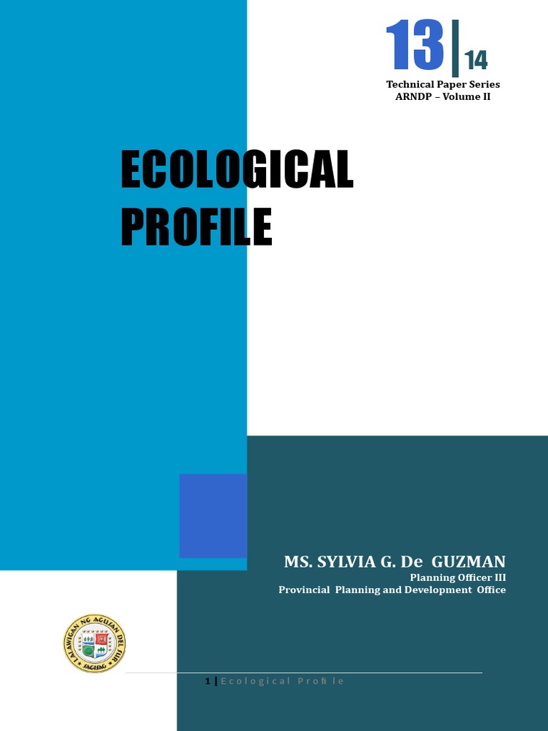 Agusan Ecological Profile | PDF | Agriculture | Nature
