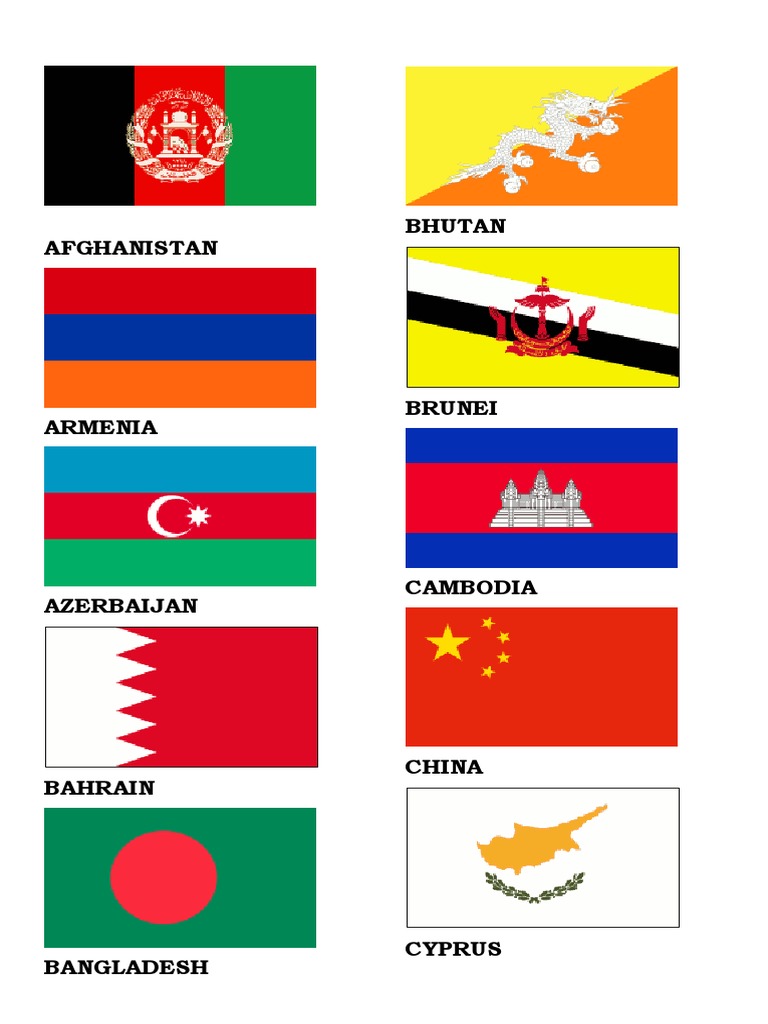 Asian Flags | PDF