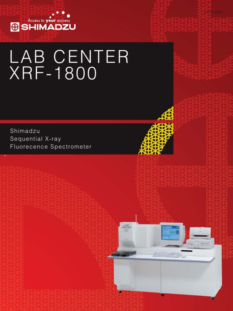 XRF 1800 | PDF | X Ray | Vacuum Tube