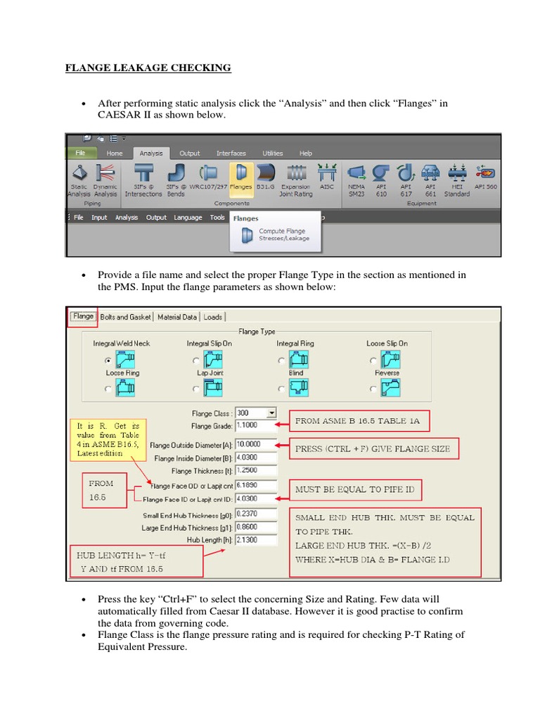 Flange Leakage Check | PDF | Building Engineering | Mechanical Engineering
