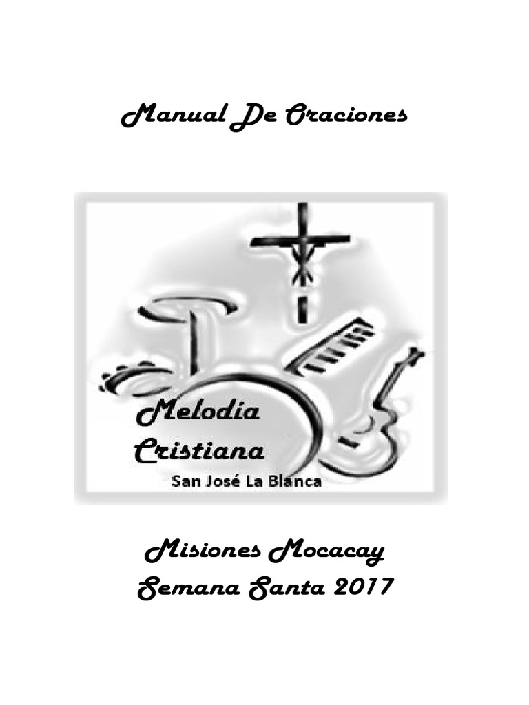 Manual De Oracion Pdf María Madre De Jesús Cristo Título